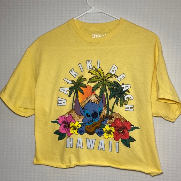 Disney | Tops | Nwot Disney Stitch Crop Top Women | Poshmark